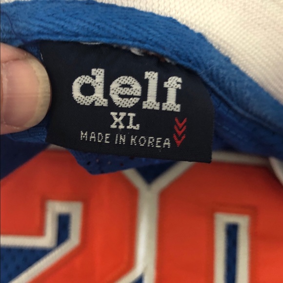 Delf | Shirts | New York Basketball Jersey By Delf Xl | Poshmark